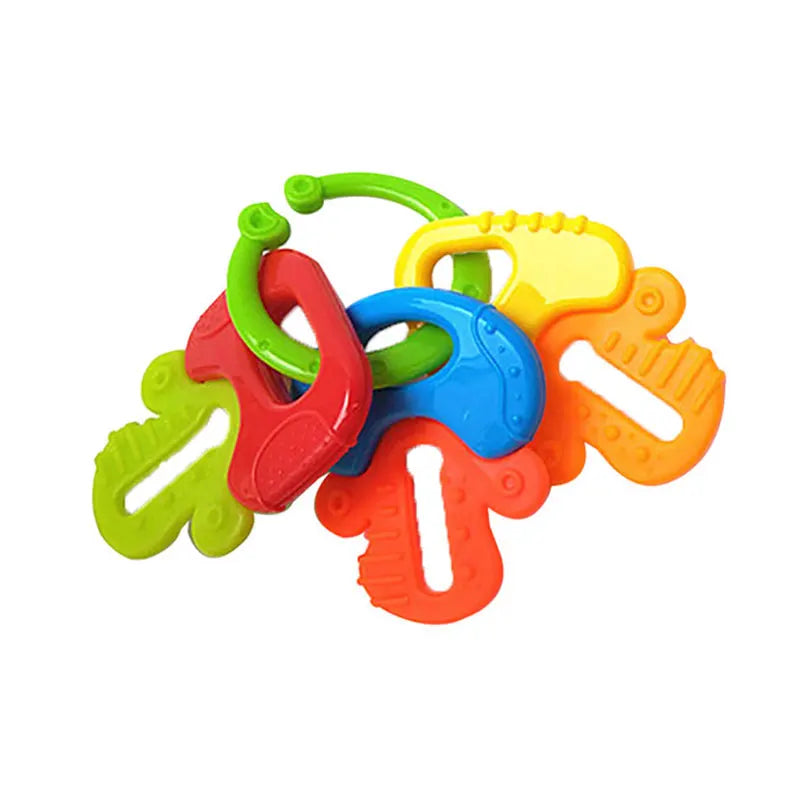 Silicon Keys Baby Rattle Set - Exploración Sensorial – Juego y Aprendo